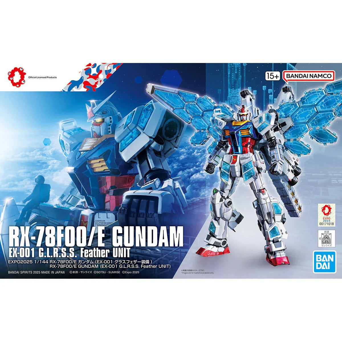 1/144 EXPO2025 RX-78F00/E Gundam (EX-001 Glass Feather) — Ani Mecha