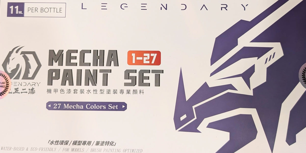 LEGENDARY Mecha Color Paint Set 1-27 Boxset — Ani Mecha