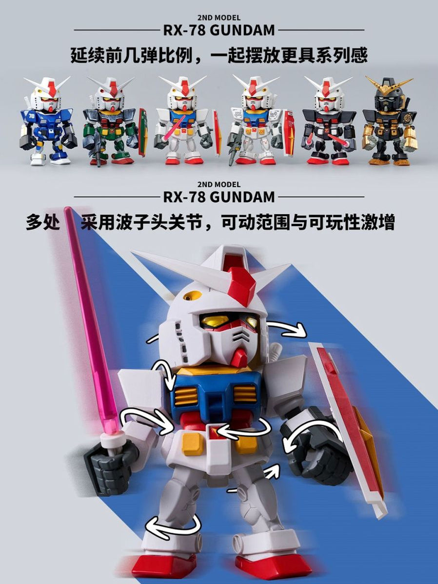 QMSV MINI RX-78-2 Gundam 2nd Model - Blind Box — Ani Mecha