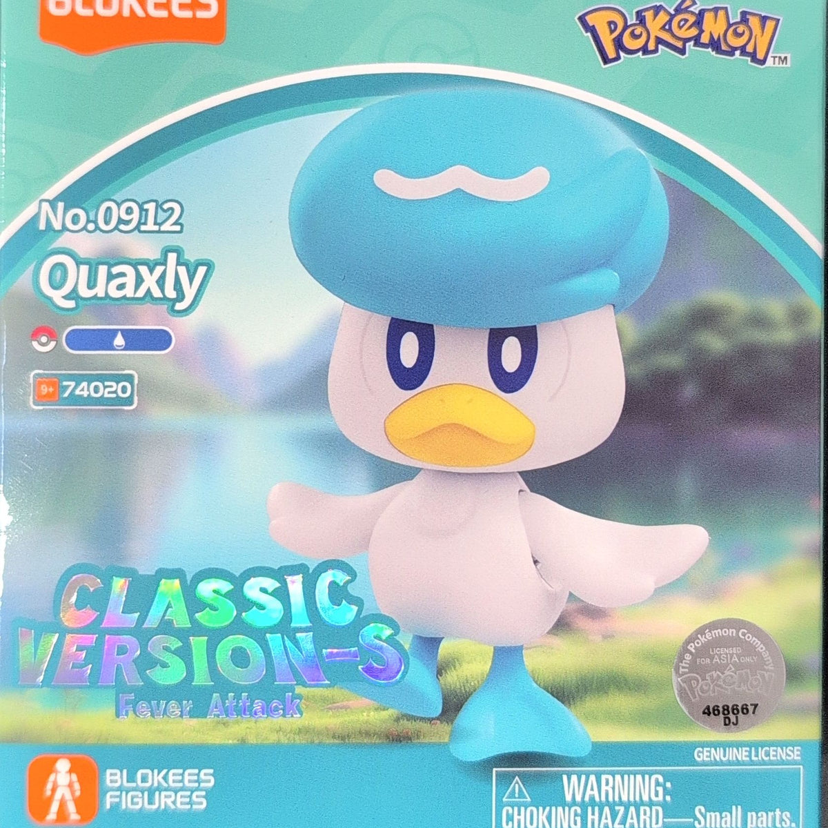 Pokemon Classic Edition CV-S Quaxly — Ani Mecha