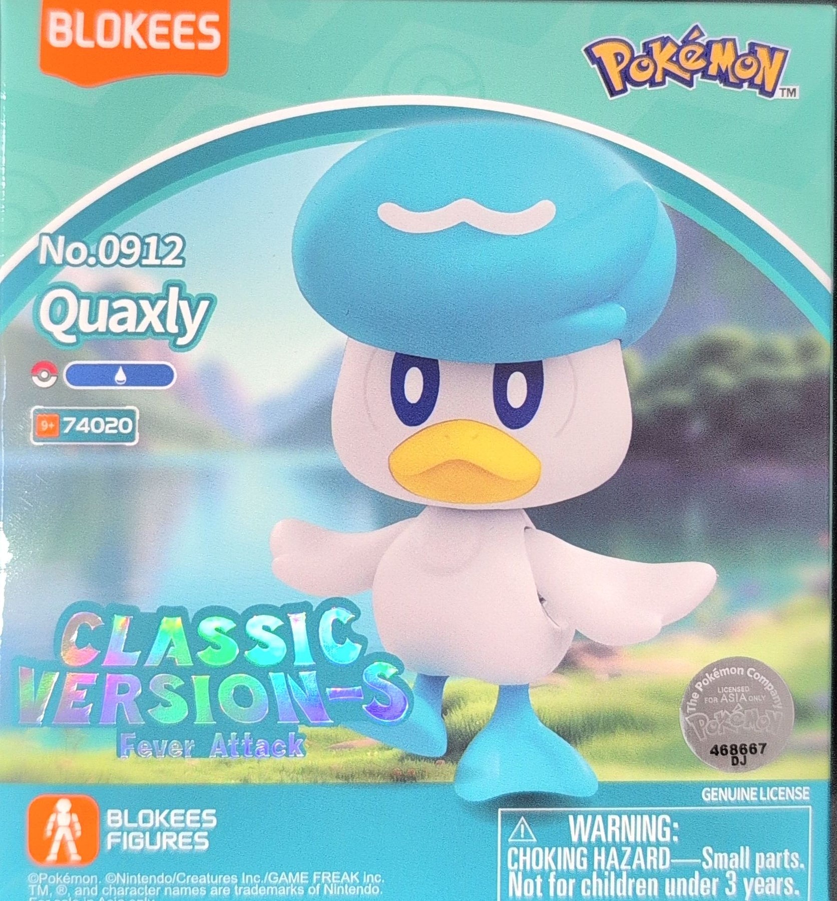 Pokemon Classic Edition CV-S Quaxly — Ani Mecha