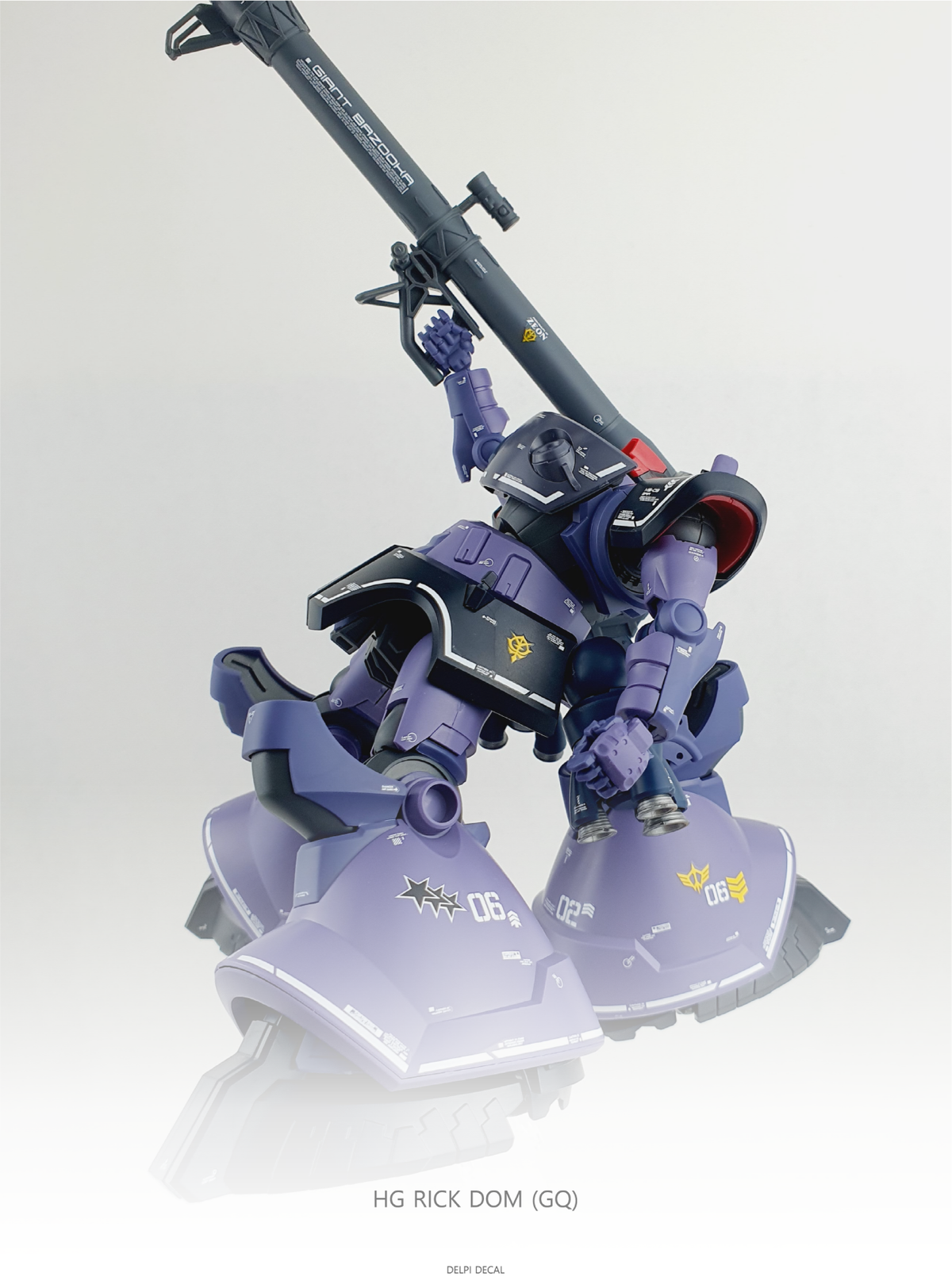 HG RICKDOM (GQ) WATER DECAL — Ani Mecha