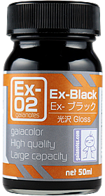 Gaianotes Ex-02 Ex-Black (50ml) - Solvent Based — Ani Mecha